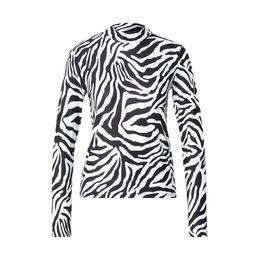 Vila Shirt 'Leoa' Damen Gr&ouml;&szlig;e XXL schwarz / wei&szlig;
