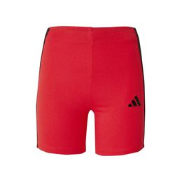 adidas Sportswear Sportshorts 'Essentials' Damen Größe XXXL/4XL rot / schwarz