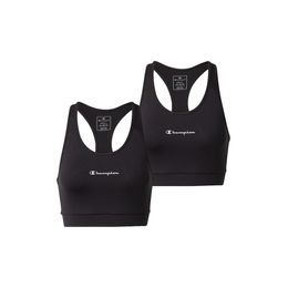 Champion Authentic Athletic Apparel Sport-BH Damen Größe M schwarz / weiß