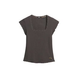 Superdry & Co T-Shirt 'Essential' Damen Gr&ouml;&szlig;e L anthrazit / dunkelgrau