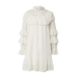 Miss Selfridge Kleid Damen Größe 34 hellbeige Winterkleid