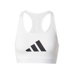 adidas Performance Sport-BH 'POWER REACT' Damen Größe M/L schwarz / weiß