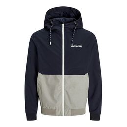 Jack & Jones JACK & JONES Jacke 'JJERush' Herren Gr&ouml;&szlig;e S navy / grau / wei&szlig;