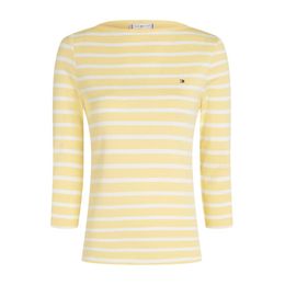 Tommy Hilfiger Shirt 'New Cody' Damen Größe XXS gelb / weiß