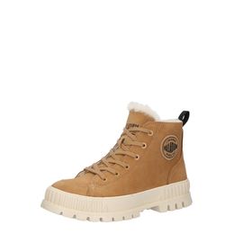 Palladium Schn&uuml;rboots 'Pallashock' Damen Gr&ouml;&szlig;e 39 sepia / schwarz Winterschuhe