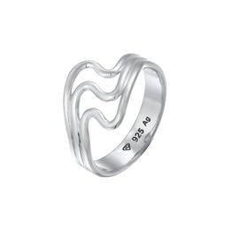 Elli Ring 'Welle' female Silver size 52