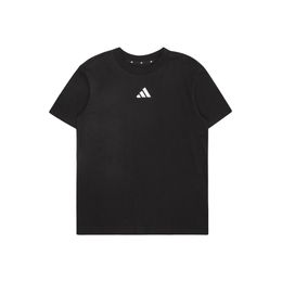 adidas Sportswear Sportshirt Jungen Größe 164 schwarz / weiß
