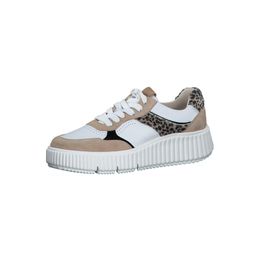 Tamaris Sneaker Damen Größe 42 beige / dunkelbeige / schwarz / weiß