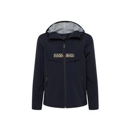 Napapijri Jacke 'RAINFOREST' Herren Größe S dunkelbeige / orange / schwarz