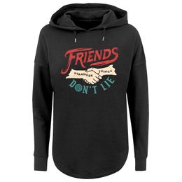F4NT4STIC Sweatshirt 'Stranger Things Friends Dont Lie Hands Netflix TV Series' female Black size XL