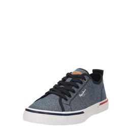 Pepe Jeans Sneaker 'Kenton' Herren Gr&ouml;&szlig;e 40 blaumeliert / wei&szlig;