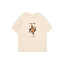 Jack & Jones Jack & Jones Junior T-Shirt 'JORAnatomy Skull' Jungen Gr&ouml;&szlig;e 164 creme / gelb / orange / schwarz