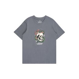 Jack & Jones Jack & Jones Junior T-Shirt 'JORAnatomy Skull' Jungen Gr&ouml;&szlig;e 128 basaltgrau / gr&uuml;n / schwarz / naturwei&szlig;