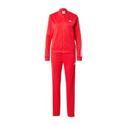 adidas Sportswear Trainingsanzug 'Essentials' Damen Größe XS knallrot / weiß