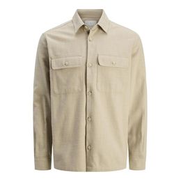 Jack & Jones Jack & Jones Button Up Shirt 'JPRCCRAYMOND' male Beige size XXL