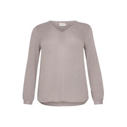 Kaffe CURVE Bluse 'KC Ami' Damen Größe XL Große Größen greige