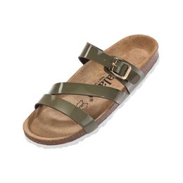 Palado Pantolette 'Ikaria' Damen Größe 39 khaki