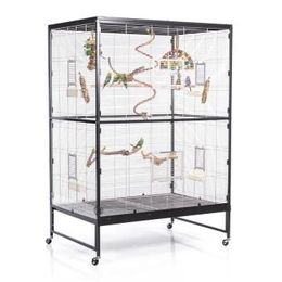 Montana Cages Voliere Casa 120 hellgrau/ dunkelgrau