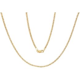 Firetti Damen Königskette "Schmuck Geschenk Gold 375 Halsschmuck Halskette 2,5 mm breit", 45, Gelbgold 375, B: 2,5mm, gold, Gelbgold 375, B:2,5mm,