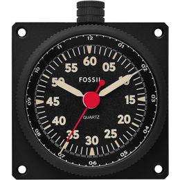 Fossil Tischuhr "SPORT TOURER, FS6084", schwarz, Tischuhren, Büro, Schreibtisch, Schreibtischaccessoire, Quarzuhr, Metall
