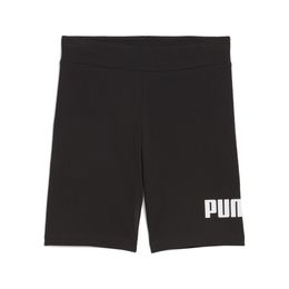 Puma Mädchen Leggings "ESS No. 1 Logo Radlerhose Mädchen", schwarz, Gr. 128, Obermaterial: 5% Elasthan, 95% Baumwolle, Hosen
