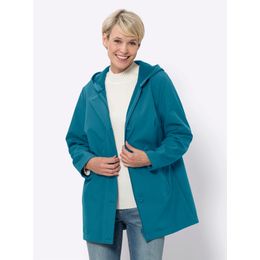 Classic Basics Damen Softshelljacke, blau, Gr. 46, unifarben, 94% Polyester, 6% Elasthan, Jacken