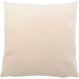 G&ouml;zze Dekokissen G&Ouml;ZZE, B:40cm L:40cm, beige, Polyester, Dekokissen_Sitzkissen_Kissenh&uuml;llen, "Duval", mit Rei&szlig;verschluss, Kissenh&uuml;le ohne F&uuml;llung, 2 St&uuml;ck