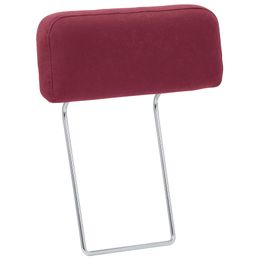 Kopfstütze Home Affaire, B:52cm H:22cm T:12cm, rot, Luxus-Microfaser (100% Polyester), Struktur ( 100% Polyester), Struktur fein ( 100% Polyester),