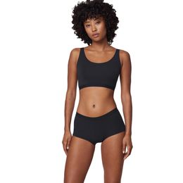 Triumph Damen Panty "Smart Natural Boyshort", Gr. 2, schwarz, Single Jersey, Obermaterial: 87% Modal, 13% Elasthan, unifarben, Unterhosen, modern und