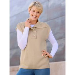 Classic Basics Damen Pullunder "Pullunder", beige, Gr. 54, unifarben, 100% Polyacryl, Pullover