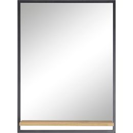 MCA furniture Wandspiegel "Yorkshire", B/H/T: 69cm x 125cm x 12cm, schwarz, Flur, Spiegel