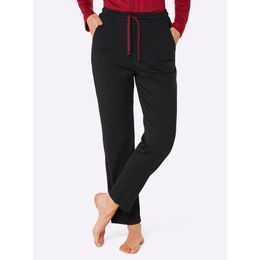 feel good Damen Jogginghose, Gr. 18, schwarz, 60% Baumwolle, 40% Polyester, unifarben, Hosen