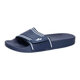 Lico Herren Badepantolette "Badesandale Coast V", Gr. 45, blau, Synthetik, Schuhe