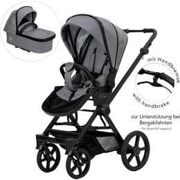 Hartan Kinder Kombi-Kinderwagen "Ivy GTR Outdoor Handbremse", grau, Aluminium, Kinderwagen, Made in Germany