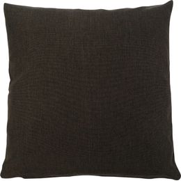 G&ouml;zze Dekokissen G&Ouml;ZZE, B:50cm L:50cm, schwarz, Polyester, Dekokissen_Sitzkissen_Kissenh&uuml;llen, "Milano", mit Rei&szlig;verschluss, Kissenh&uuml;le ohne F&uuml;llung, 2