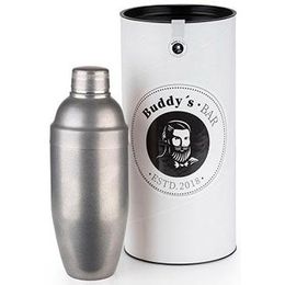 BUDDY'S Cocktail Shaker "Classic", B:9cm H:23cm T:9cm &Oslash;:9cm, silber, Shaker, 700 ml