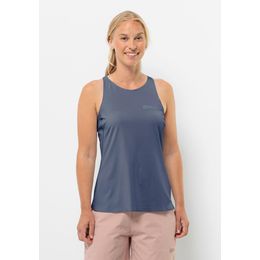 Jack Wolfskin Damen Funktionstop "PRELIGHT AIR TANK W", blau, Gr. S, 1. OBERSTOFF: 100% POLYESTER, Tops