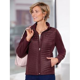 Classic Basics Damen Fleecejacke, rot, Gr. 52, unifarben, 100% Polyester, Wattierung:100% Polyester, Webware:100% Polyester, Jacken