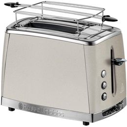 Russell Hobbs Toaster "Luna Stone 26970-56", B:35,7cm H:28,7cm T:21cm, beige, Toaster