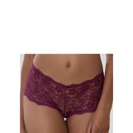 Nuance Damen Panty, Gr. 36, lila, Spitze, Obermaterial: 90% Polyamid, 10% Elasthan, Unterhosen, aus Spitze