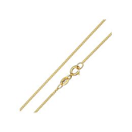 Firetti Damen Panzerkette "Schmuck Geschenk Gold 333 oder 585 Collierkette 0,8 mm breit", 45, Gelbgold 585, B: 0,8mm, gold, Gelbgold 585, B:0,8mm,