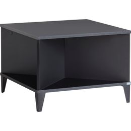 Couchtisch, B:55cm H:40cm T:55cm, schwarz, LOOKS by Wolfgang Joop, Wohnzimmer, Tische, "Looks Classic", Mit 4 dreieckigen Fächern im Korpus