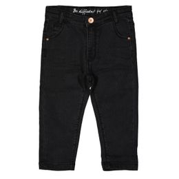 STACCATO M&auml;dchen 5-Pocket-Jeans, schwarz, Gr. 128, Oberstoff: 70% Baumwolle, 2% Elasthan, 28% Polyester., Jeans, mit Crinkle-Effekten