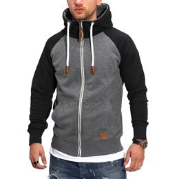 behype Herren Sweatjacke "RAGLAN", grau, Gr. XXL, unifarben, 70% Baumwolle, 30% Polyester, Sweatjacken, mit Raglan-Ärmeln