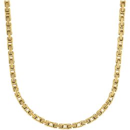 Amor Damen K&ouml;nigskette "2037333", 50, Edelstahl, B: 3,9mm, gold, Edelstahl, B:3,9mm, Halsketten