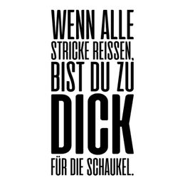 Wanddekoobjekt queence, B:30cm H:45cm T:0,1cm, schwarz, Stahl, Wanddekoobjekte, "Wenn alle Stricke reissen, ...", Stahlschild, Blechschild, Spruch,