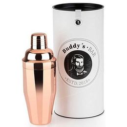 BUDDY'S Cocktail Shaker "Classic", B:9cm H:23cm T:9cm &Oslash;:9cm, rosa, Shaker, 700 ml