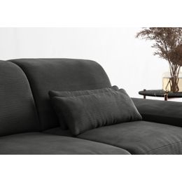 Sit & More Sofakissen SIT & MORE, B:65cm H:25cm T:10cm, grau, 95% Polyester 5% Polyamid, Polsterauflagen, "Cabana", wahlweise 2er- oder 3er-Nierenkissen-Set