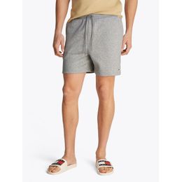 Tommy Jeans Herren Sweatshorts "TJM S FLAG BEACH SHORT EXT", grau, Gr. XXXL, Sweatware, Obermaterial: 80% Baumwolle, 20% Polyester, Hosen