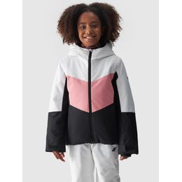 4F Mädchen Skijacke, bunt, Gr. 164, colorblocking, Web, Obermaterial: 100% Polyester. Futter: 100% Polyester. Wattierung: 100% Polyester, Jacken,